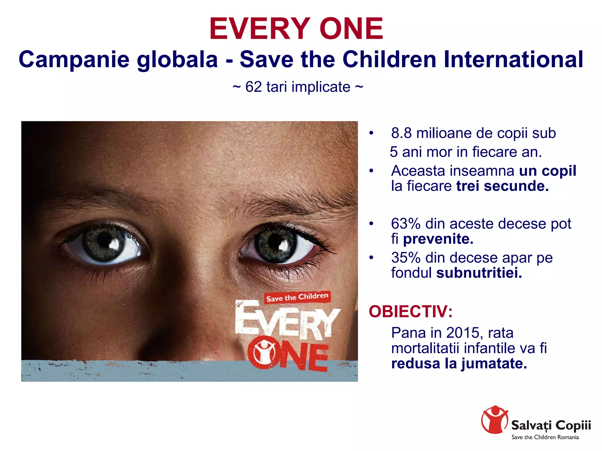 Salvati Copiii Romania - Fiecare copil conteaza | PPT