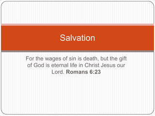 Salvation | PPTX