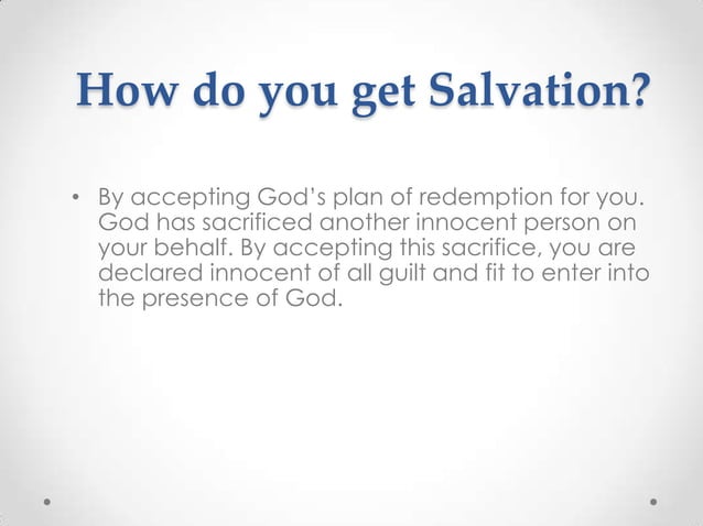 Salvation | PPTX