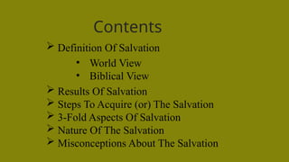 Salvation.pptxalvatioalvatioalvatioalvatioalvatio | PPT