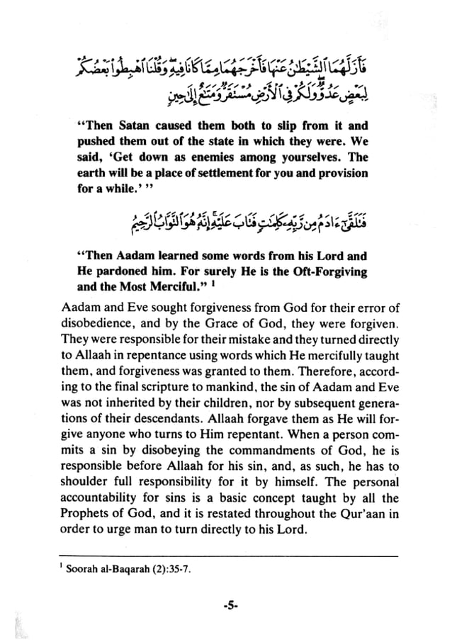 Salvation Through Repentance (An Islamic View) | PDF