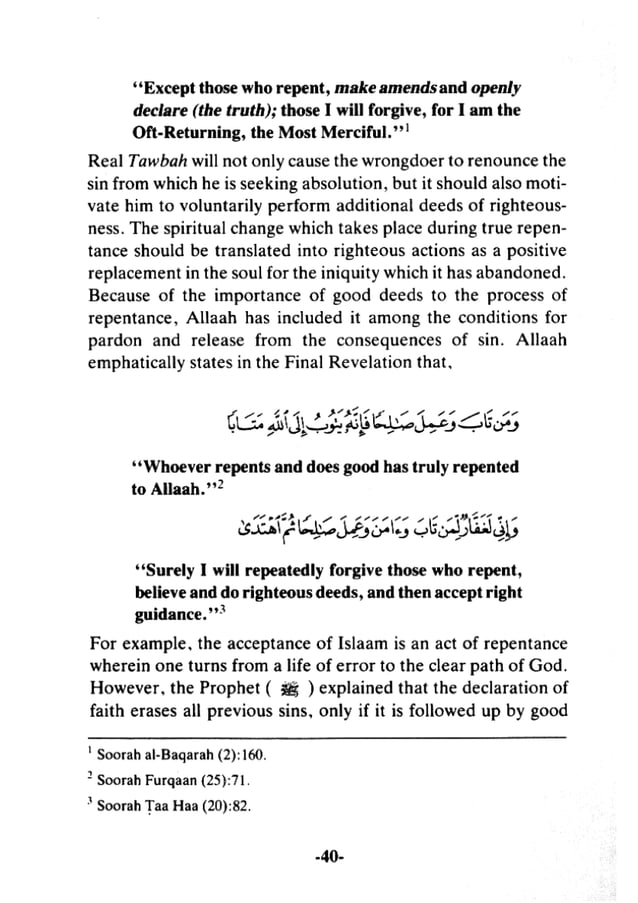 Salvation Through Repentance (An Islamic View) | PDF | Islam | Religion ...