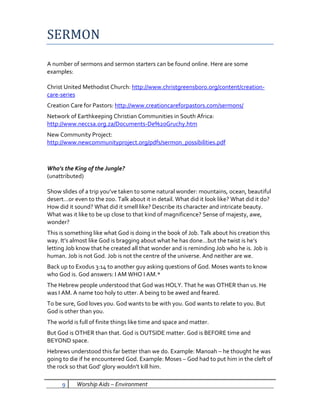 Salvation Army - Environment Ethics | PDF