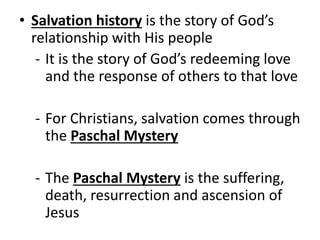 Salvation history8thgrade2 | PPTX