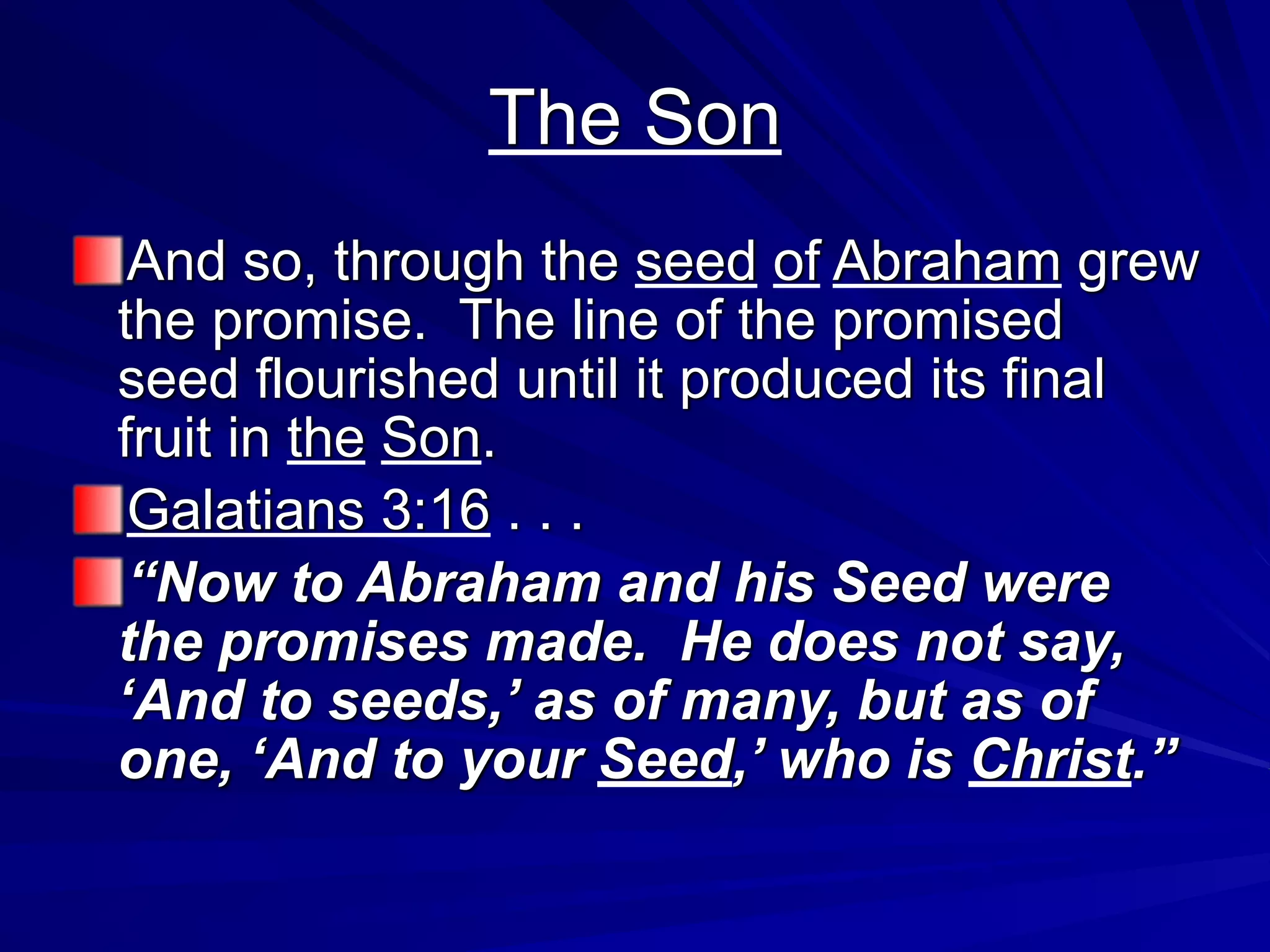 Salvation in the Old Testament | PPT