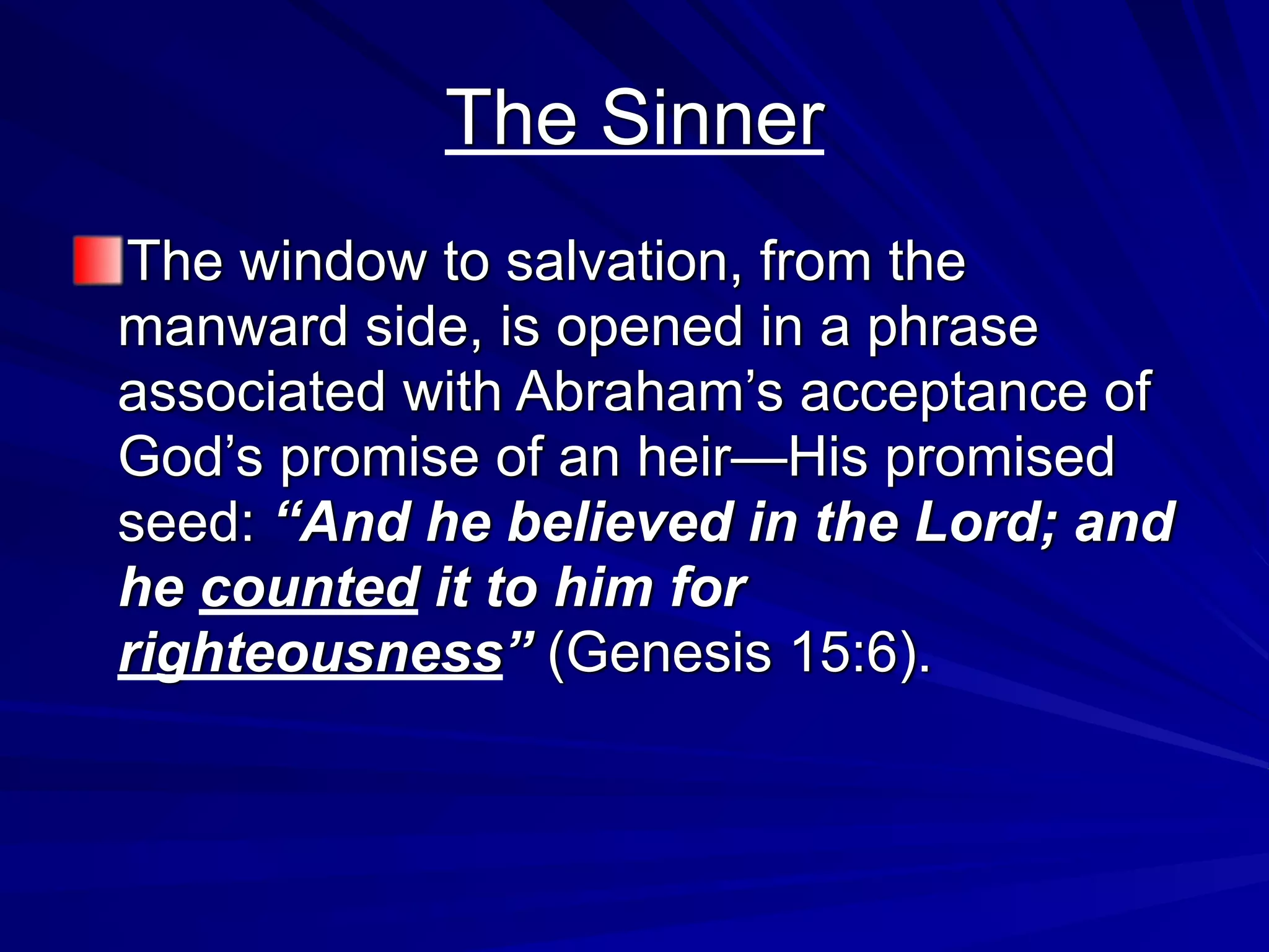 Salvation in the Old Testament | PPT
