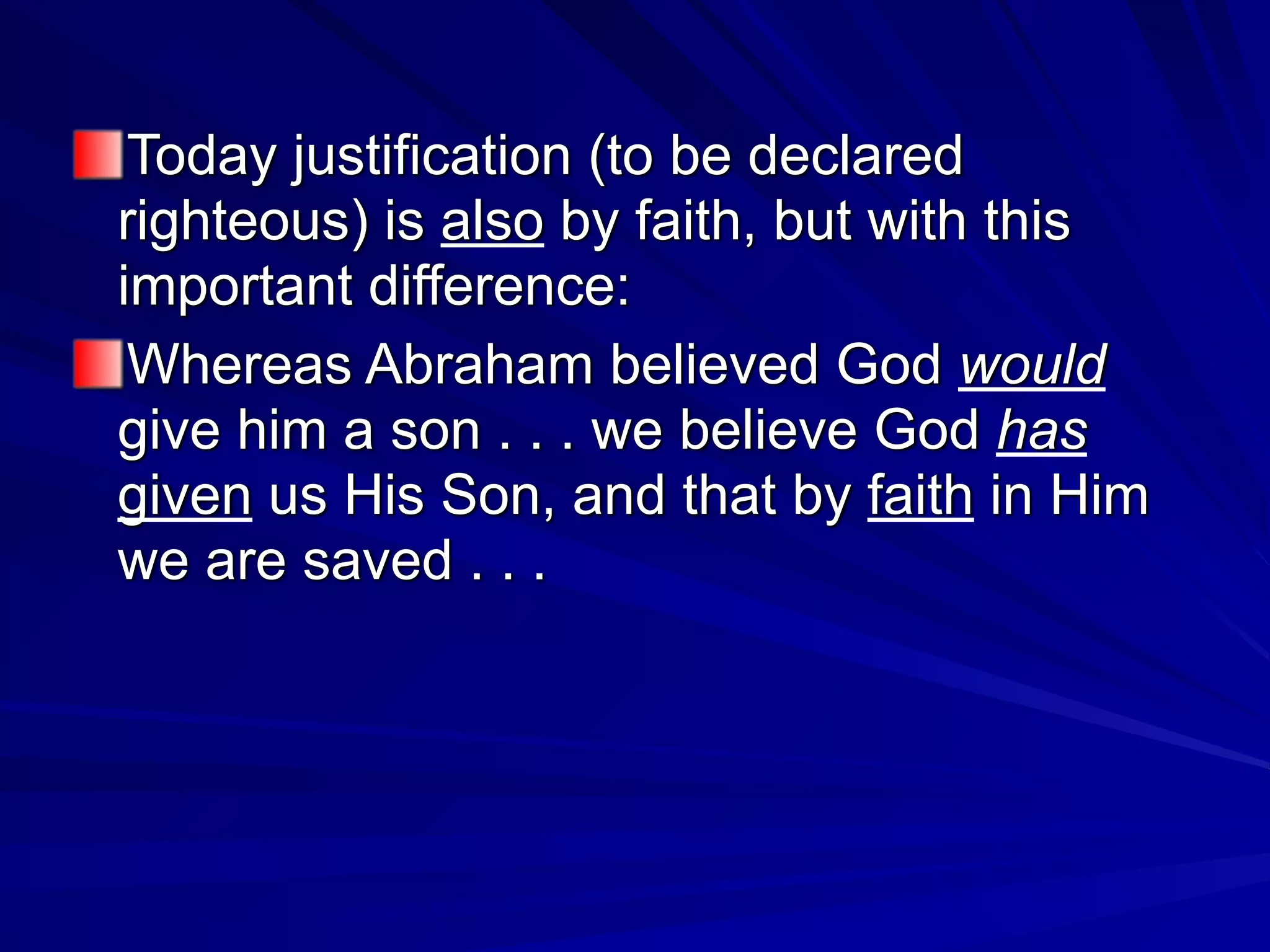 Salvation in the Old Testament | PPT