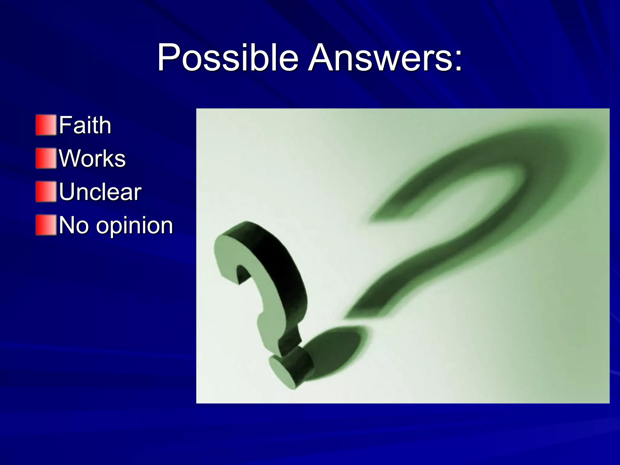 Salvation in the Old Testament | PPT