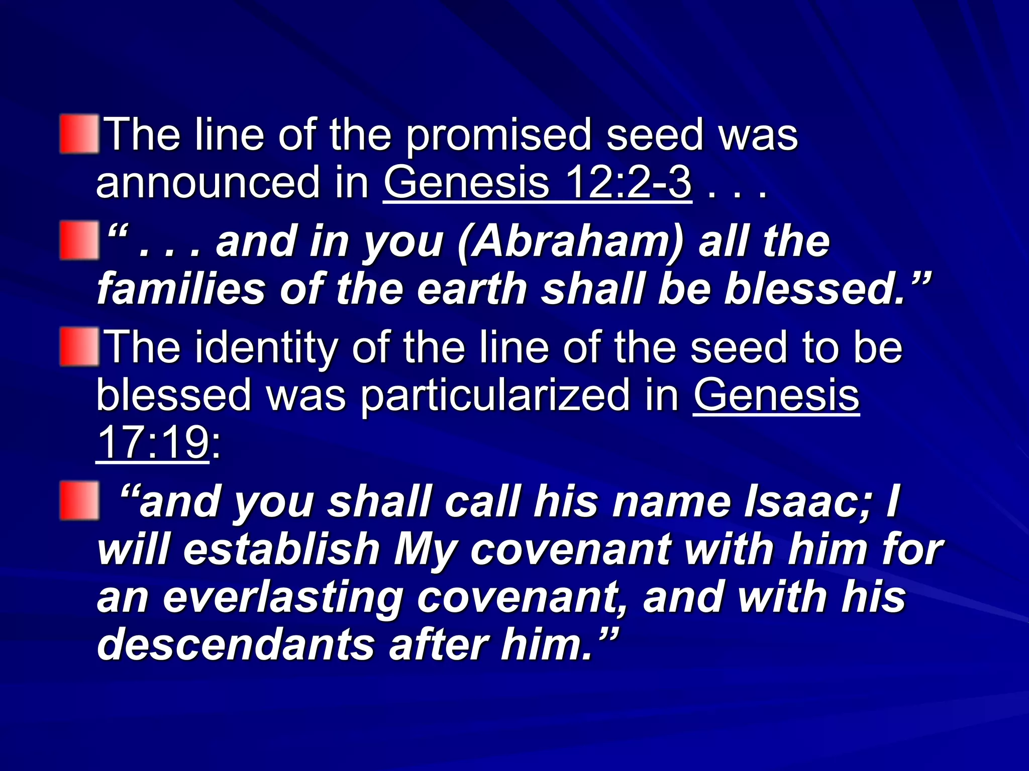 Salvation in the Old Testament | PPT