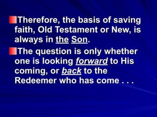 Salvation in the Old Testament | PPT