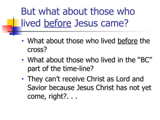 Salvation in the Old Testament | PPT