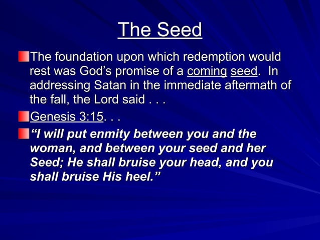 Salvation in the Old Testament | PPT