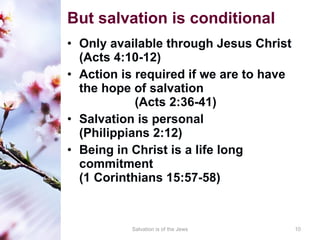Salvation Is Of The Jews | PPT