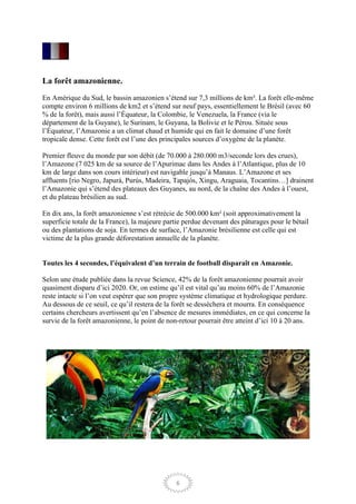 SAVE THE AMAZON RAINFOREST! Salvemos la Amazonia! | PDF