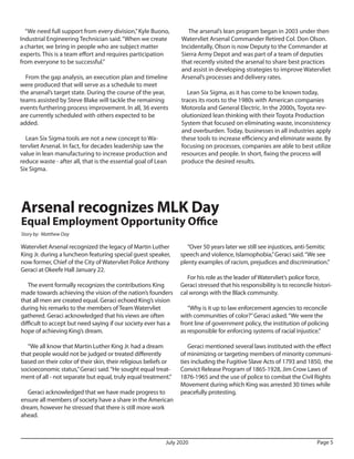 Newsletter from the U.S. Army's Watervliet Arsenal - July 2020 | PDF