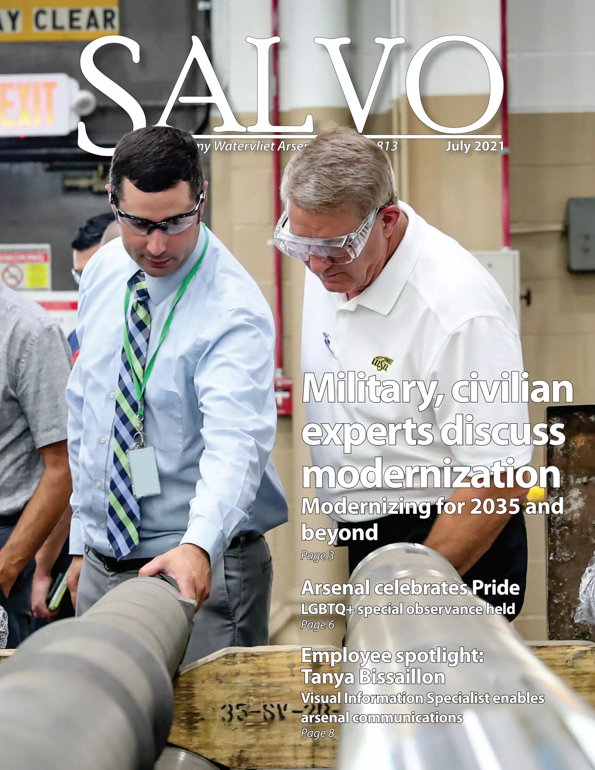 Newsletter from the U.S. Army's Watervliet Arsenal - July 2021 | PDF