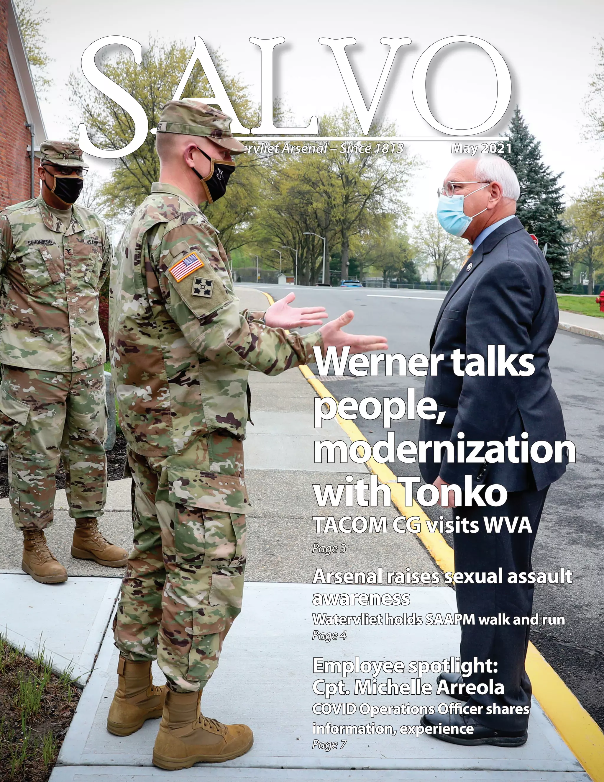 Newsletter from the U.S. Army's Watervliet Arsenal - May 2021 | PDF