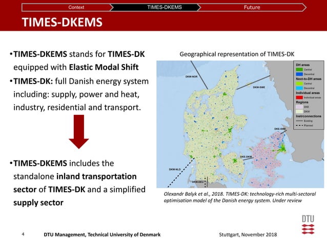 Modelling transport modal shift in TIMES models through elasticities of ...