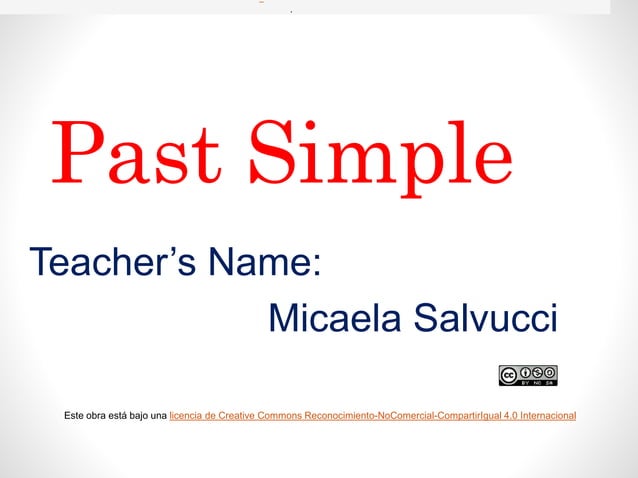 Past Simple | PPT