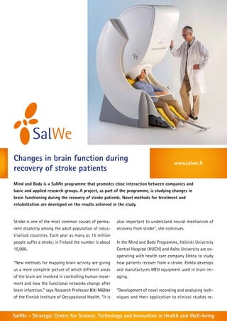 Changes in brain function during recovery of stroke patients | PDF