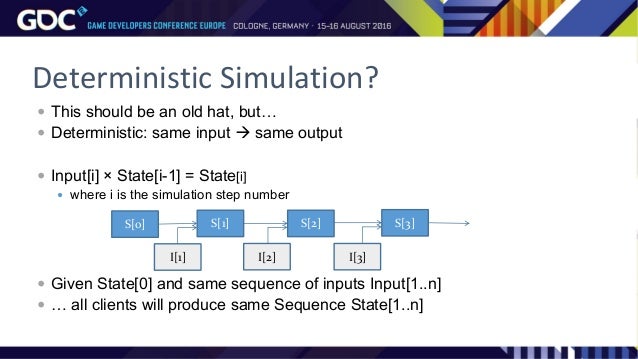 Deterministic Simulation - What modern online games can learn from th…