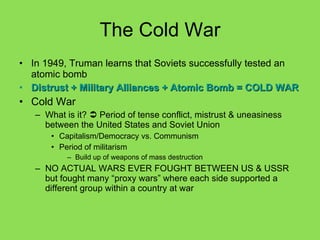 Salzer an overview of the cold war | PPT