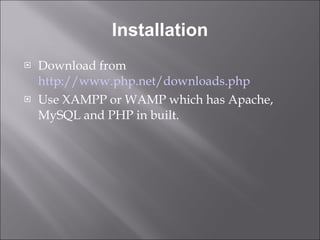 Why to use PHP | PPT