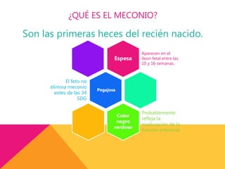Síndrome de aspiración de meconio | PPTX