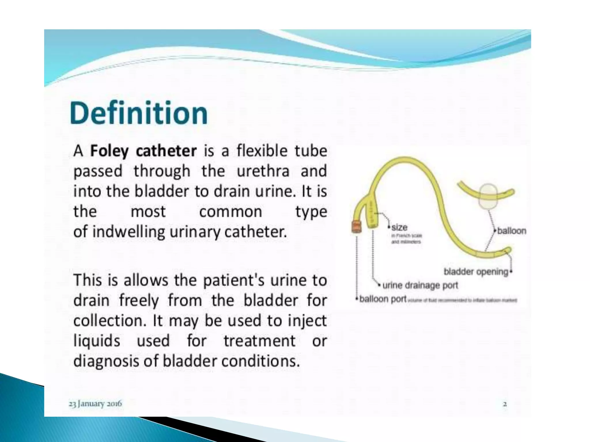 FOLEYS CATHETER | PPTX