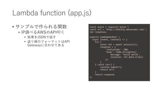 サーバーレスアプリケーションの作り方 | PPTX | Cloud Computing | Internet