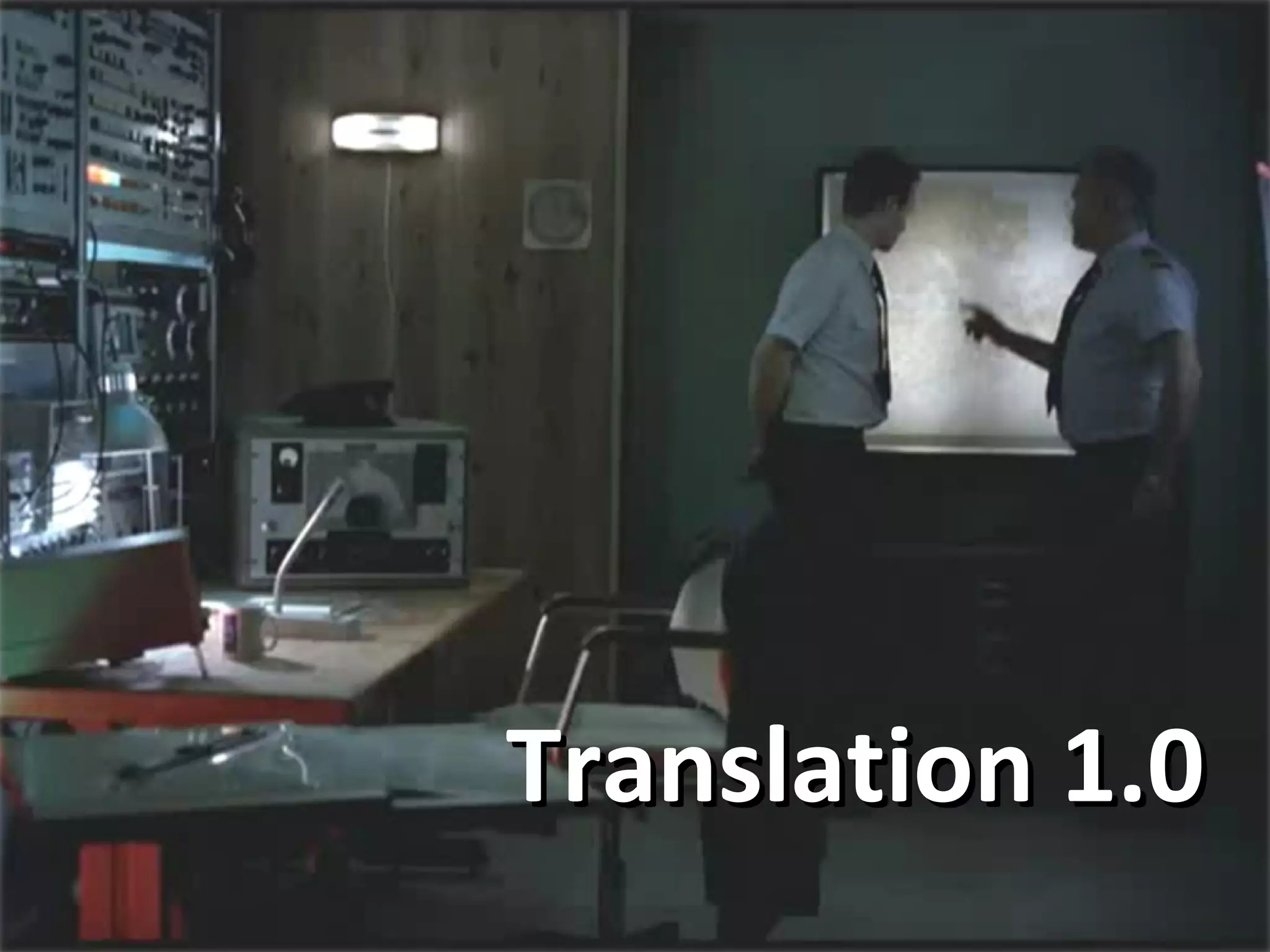 The evolution of machine translation | PPT