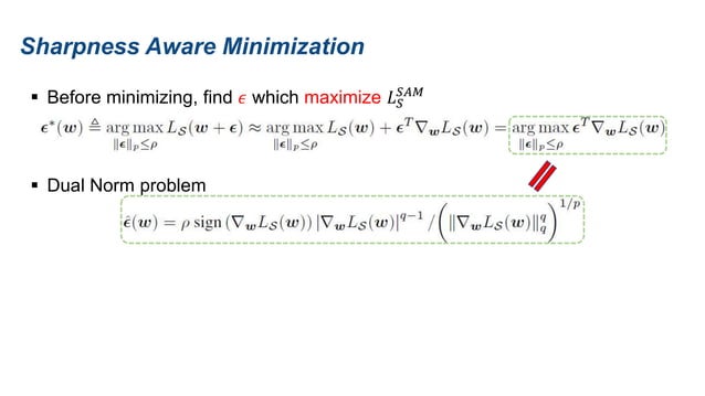 Sharpness-Aware Minimization for Efficiently Improving Generalization | PPTX