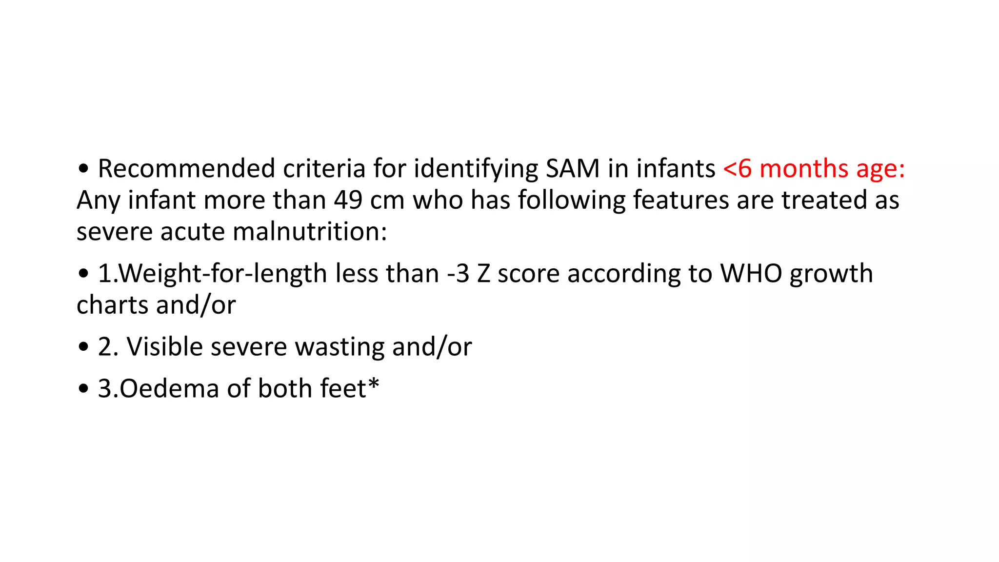 Severe Acute Malnutrition | PPTX
