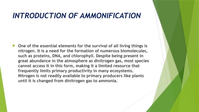 Soil and agricultural microbiology -ammonification | PPTX