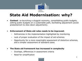 State aid Modernisation and its impact on broadband | PPT