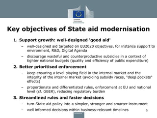 State aid Modernisation and its impact on broadband | PPT
