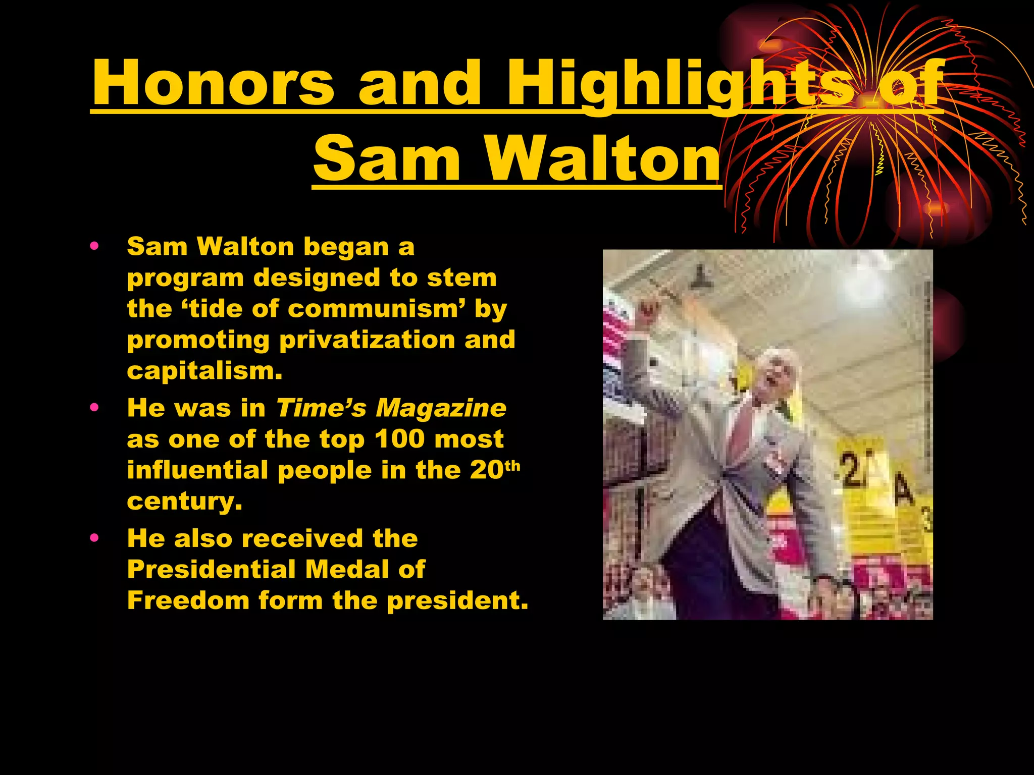 Sam Walton Slideshow | PPT