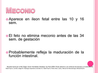 sindrome de aspiracion de meconio expoppt | PPT