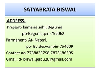 Sam 1- GROOMING PRESENTATION | PPT