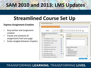 Cengage Learning Digital Road Shows 2013, SAM | PPT