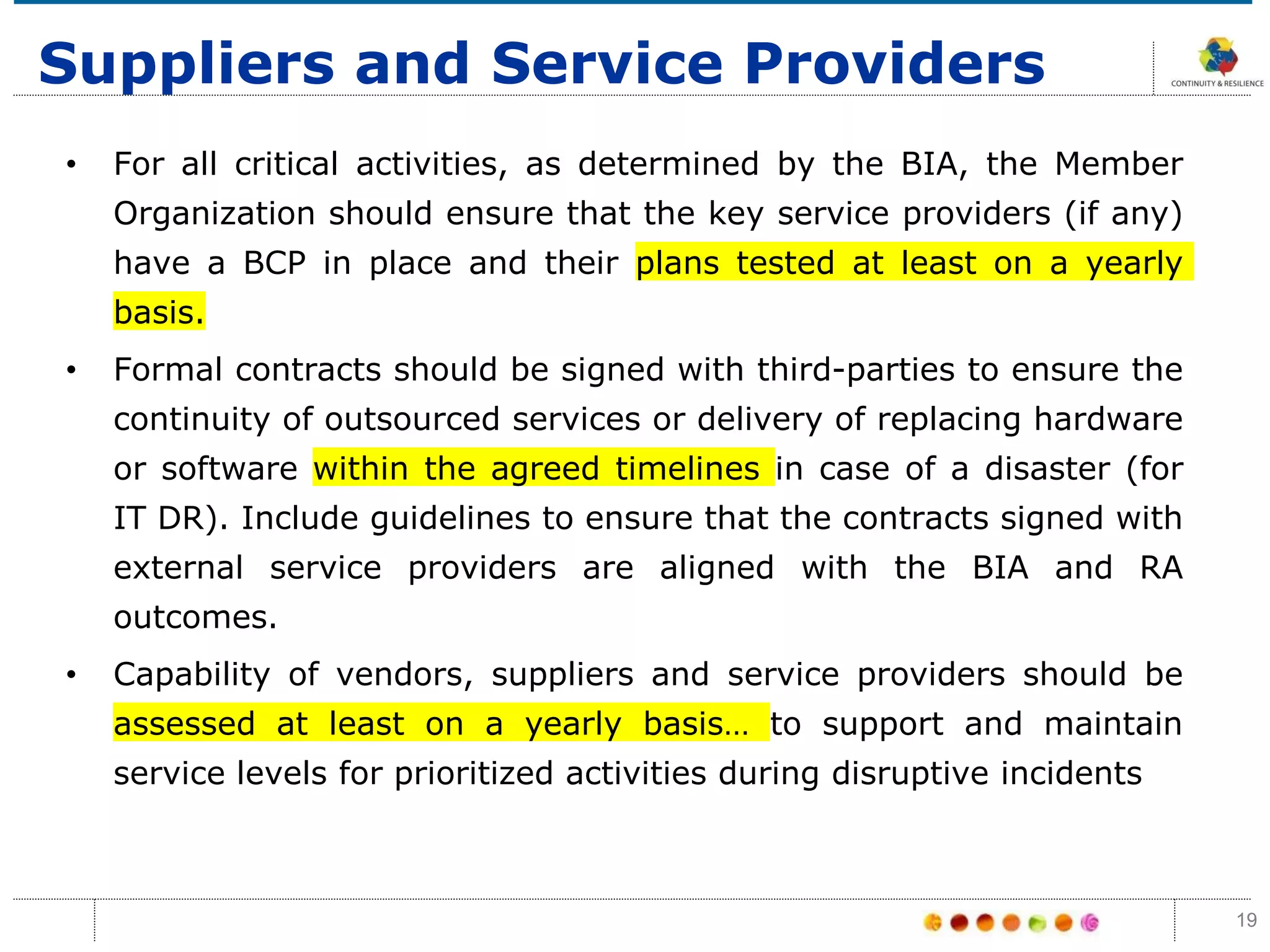 SAMA BCM Framework | PDF