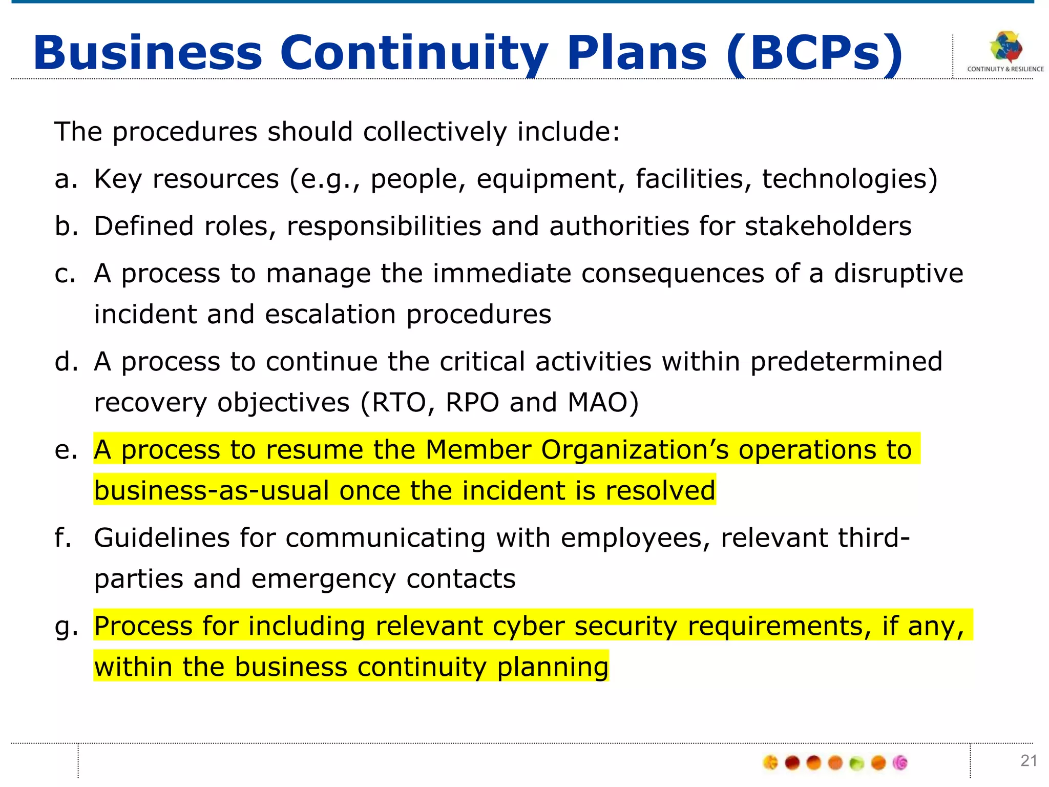 SAMA BCM Framework | PDF