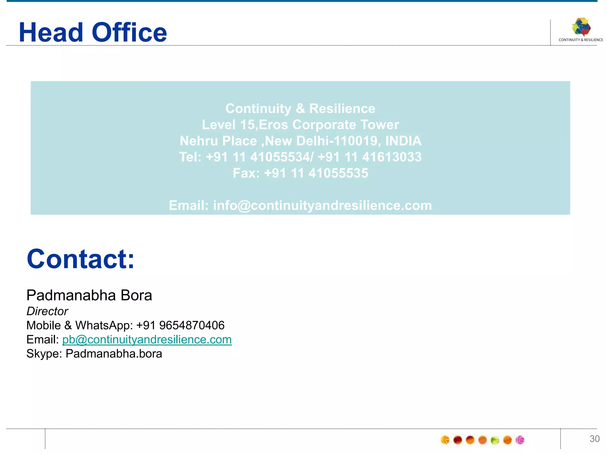 SAMA BCM Framework | PDF