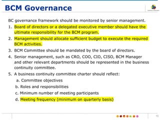 SAMA BCM Framework | PDF