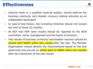 SAMA BCM Framework | PDF