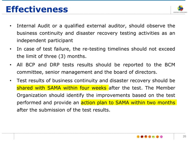 SAMA BCM Framework | PDF