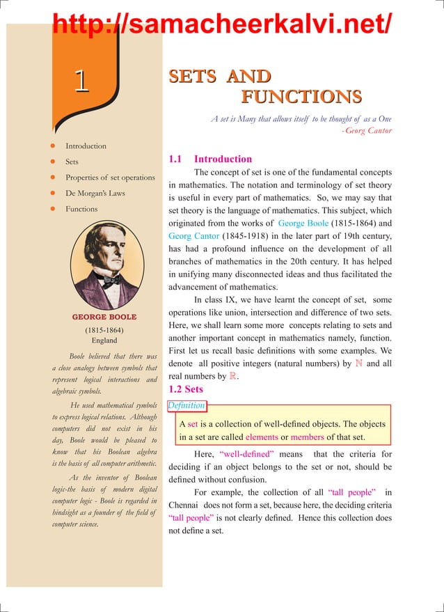 Samacheer kalvi syllabus for 10th maths | PDF
