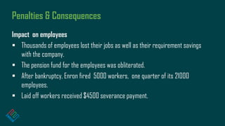 Enron Scandal Summary, History, & Facts, Learnings | PPT