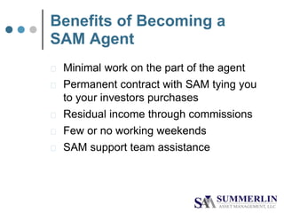 Jim Stepanian - SAM Agent presentation | PPT