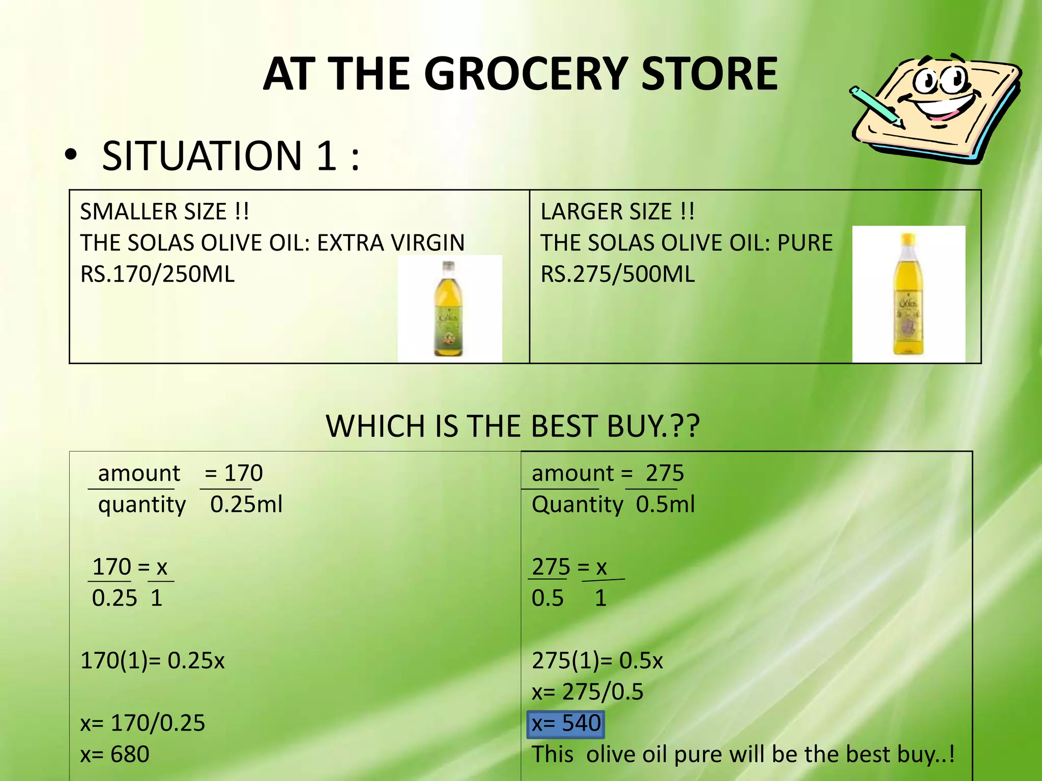 Mathematics in everyday life - Unit rates | PPTX